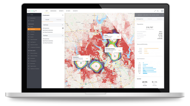 SCOUT - Real Estate and Mapping Platform